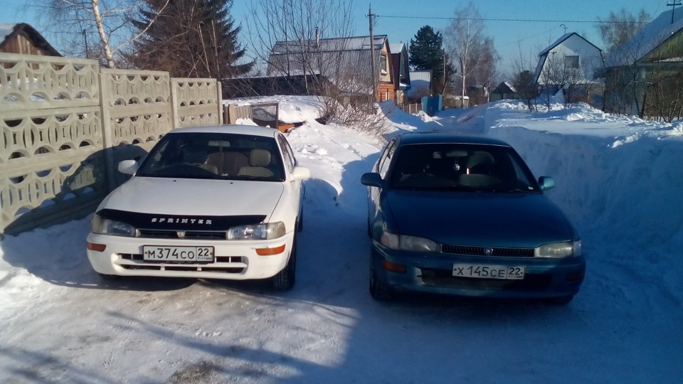 Toyota Sprinter (100) 1.6 бензиновый 1993 | AE104 4wd full time на DRIVE2