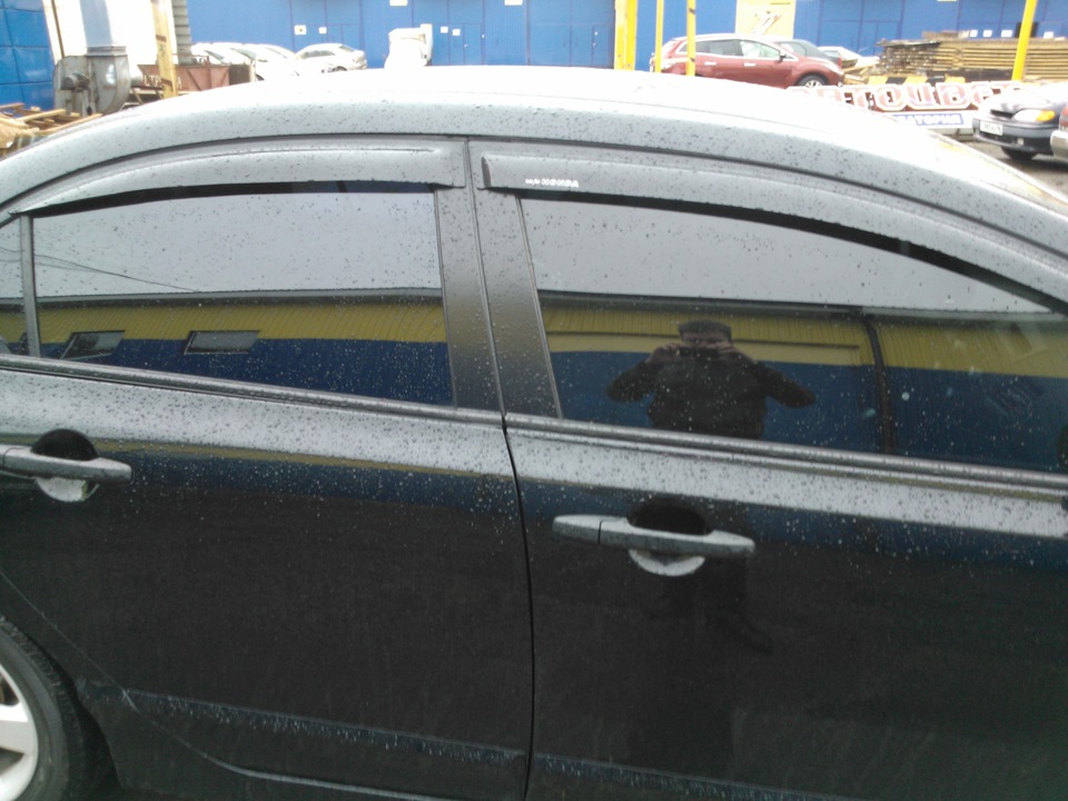 Съемная силиконовая тонировка — Honda Civic 4D (8G), 1,8 л, 2008 года ...