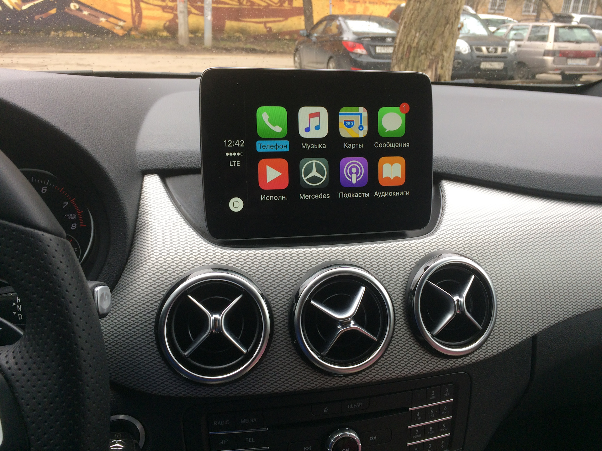 CarPlay на Audio20 работает! — Mercedes-Benz B-Class (W246), 1,6 л ...