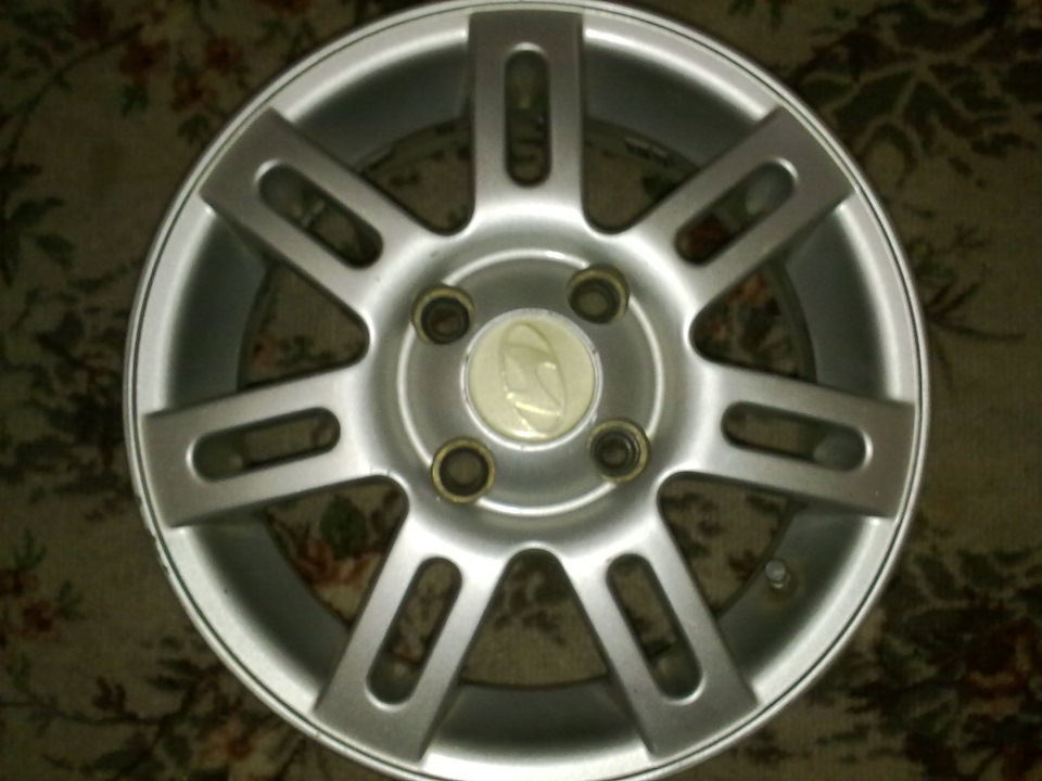 легкосплавные диски — Hyundai Accent (2G), 1,5 л, 2004 года | колёсные ...