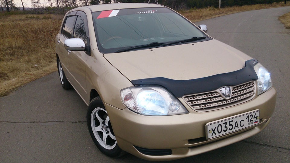 сменил тапки на лето — Toyota Allex, 1,5 л, 2001 года | шины | DRIVE2