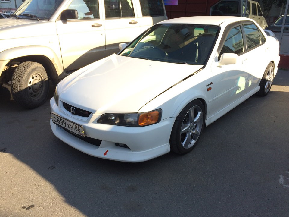 Фото в жару … — Honda Accord Euro R (CL1), 2,2 л, 2001 года ...