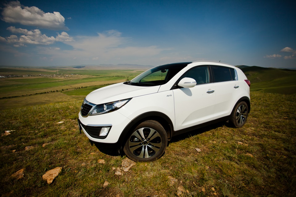 Лето 2014 — KIA Sportage (3G), 2 л, 2013 года | фотография | DRIVE2