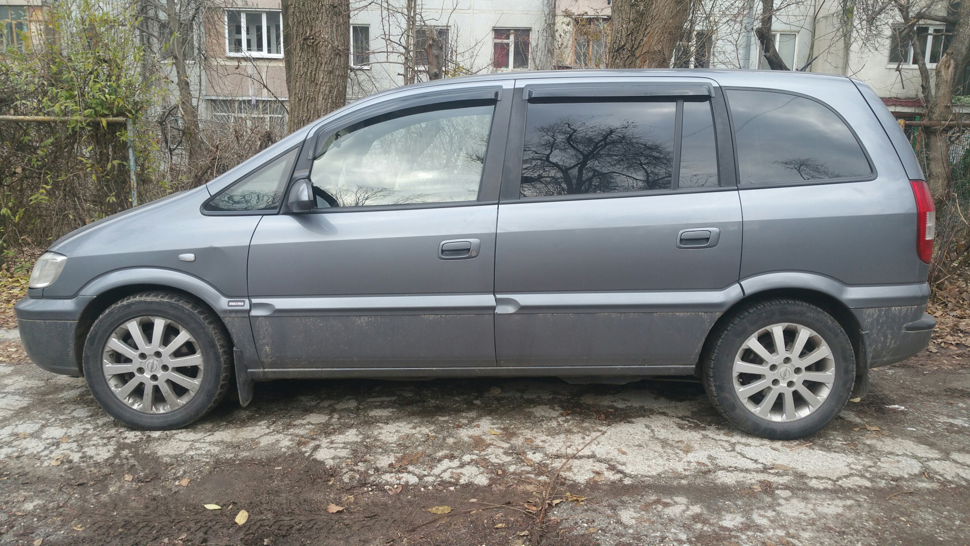 Зимняя резина — Opel Zafira A, 1,6 л, 2004 года | шины | DRIVE2