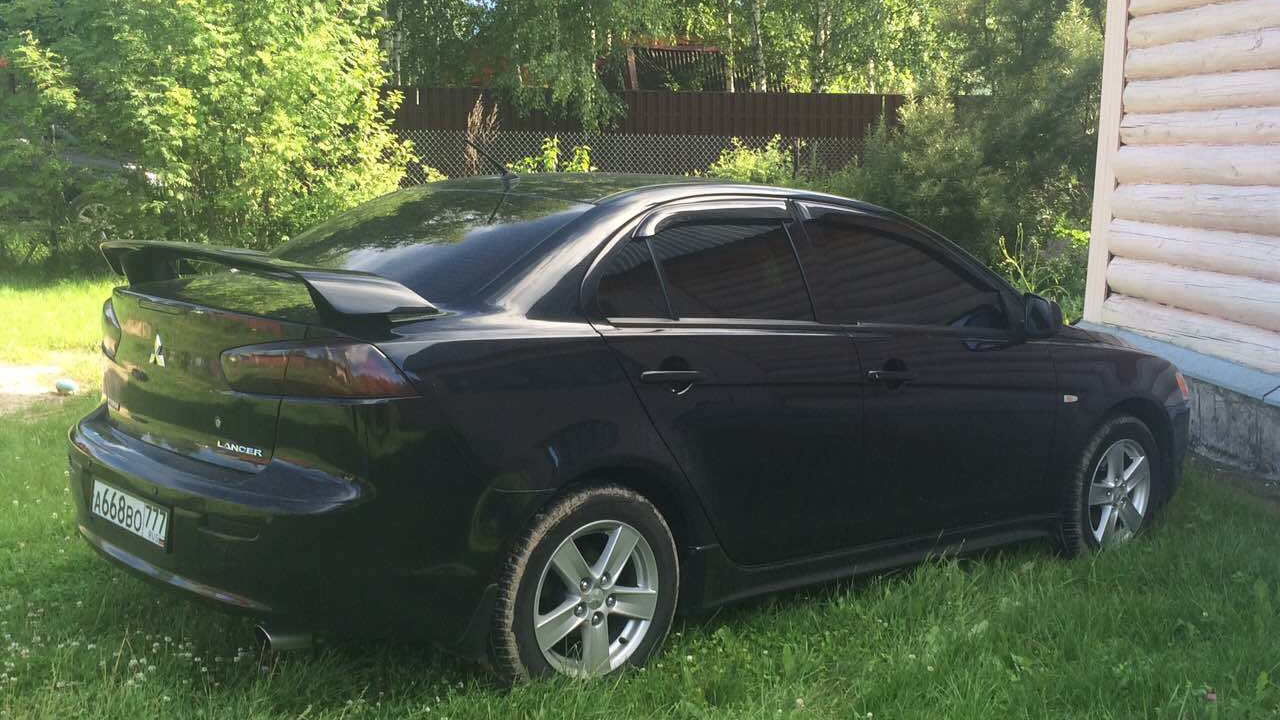 Mitsubishi Lancer X 2.0 бензиновый 2009 | Black на DRIVE2