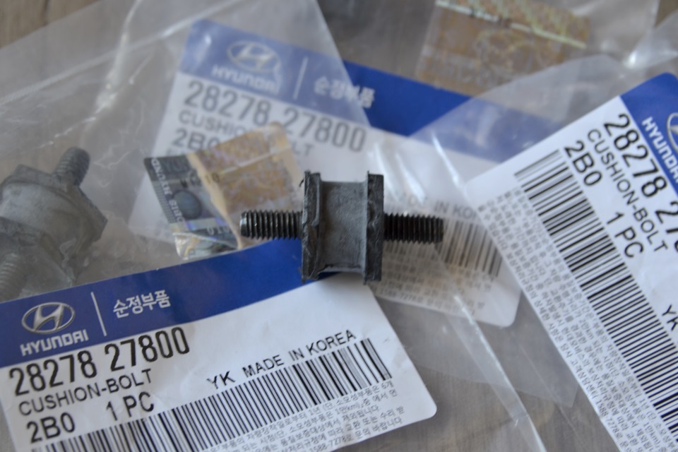 2827827800 БОЛТ М6 KIA HYUNDAI | Запчасти на DRIVE2