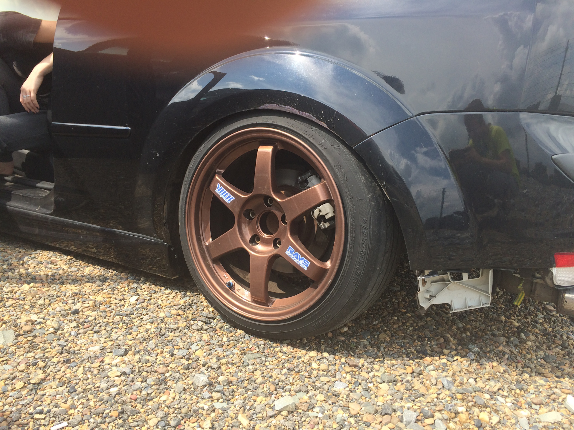 Наклейки Rays Volk Racing TE37 — Ford Focus Hatchback II, 2 л, 2005 ...