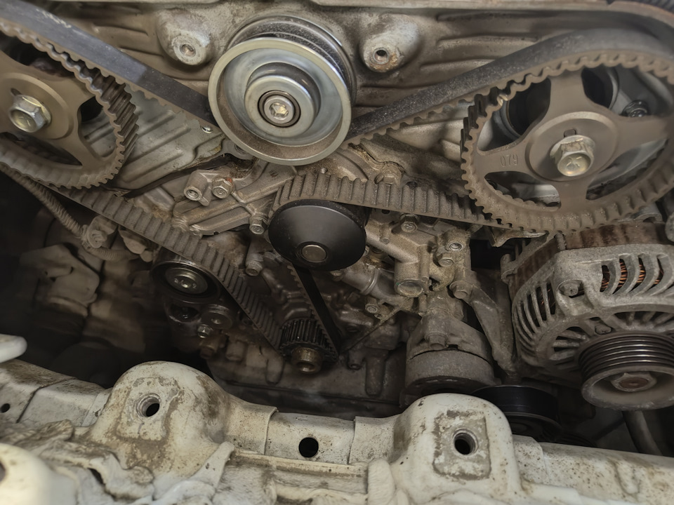 Замена ремня ГРМ — Mitsubishi Outlander (3G), 3 л, 2014 года | плановое ...