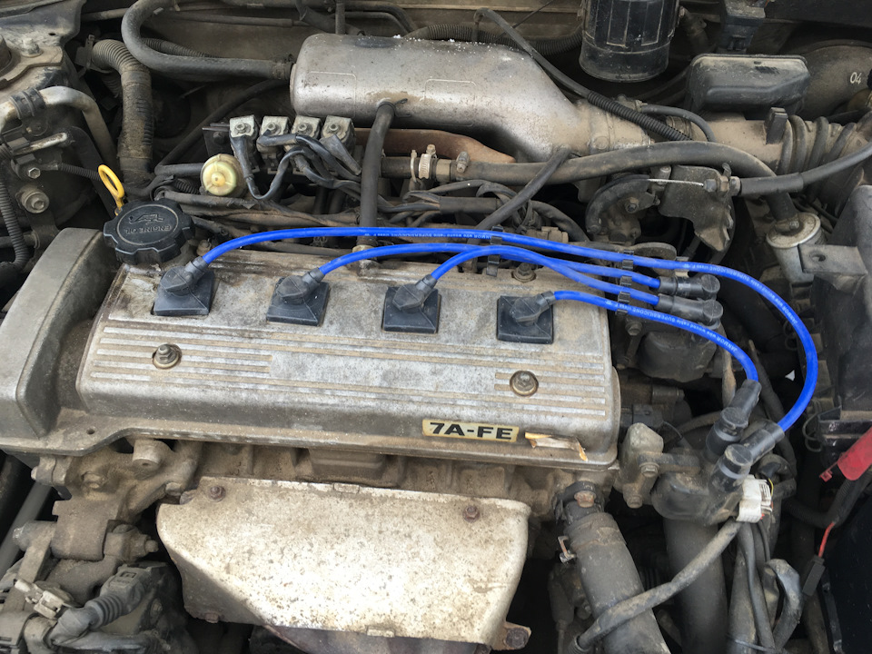 It's alive! Поехала старушка! Новые свечи и провода — Toyota Avensis I ...