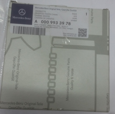 A0009933978 Цепи грм Mercedes | Запчасти на DRIVE2