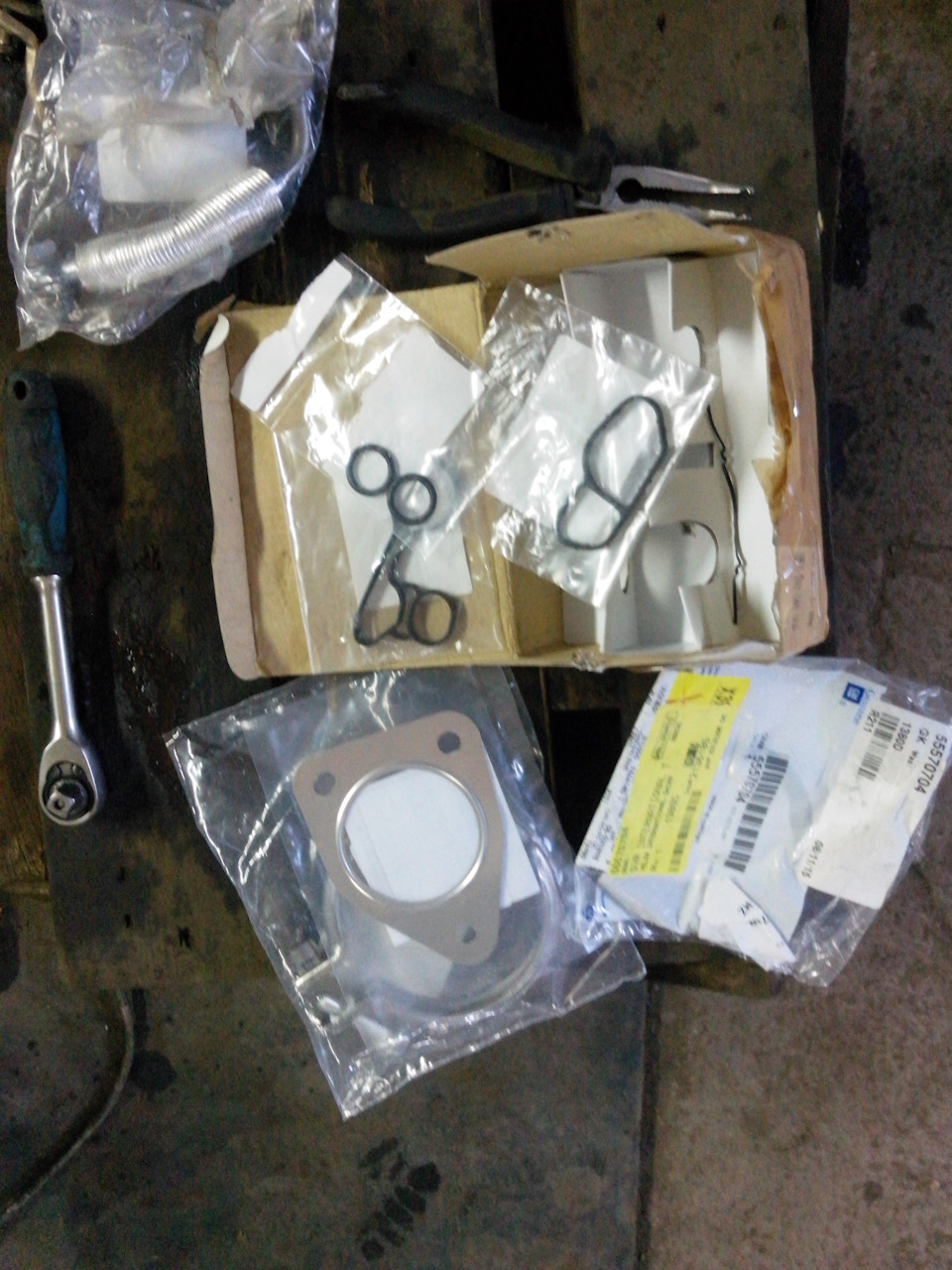 55570704 Прокладка выхлопной системы GM | Запчасти на DRIVE2