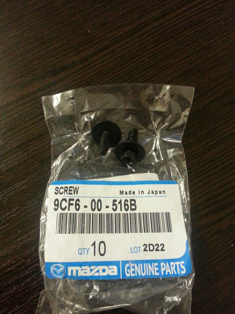 9CF600516B КЛИПСА КРЕПЕЖНАЯ 853 Mazda | Запчасти на DRIVE2
