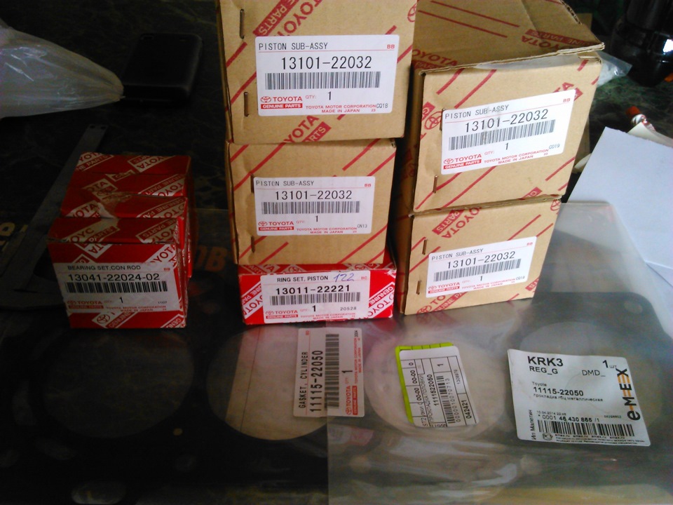 КАПИТАЛИМ ДВИГАТЕЛЬ! ))))) УРА… И делаем обнову! — Toyota Corolla (120 ...