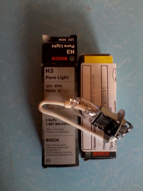 1987302031 ЛАМПА 12V 55W H3 PURE LIGHT (КАРТОН 1 ШТ) BOSCH | Запчасти ...