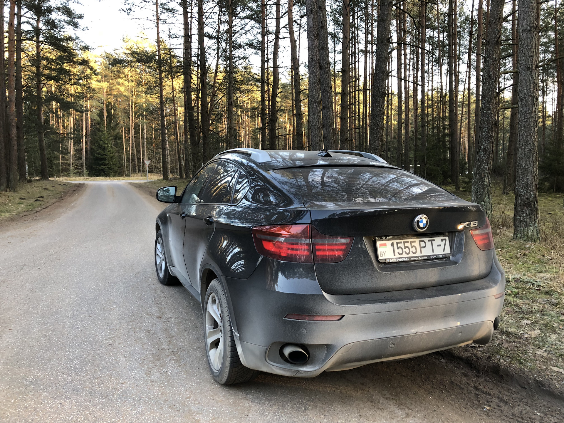 Зимние фото в Литовском лесу 01.01.2018г. — BMW X6 (E71/E72), 3 л, 2010 года | фотография | DRIVE2