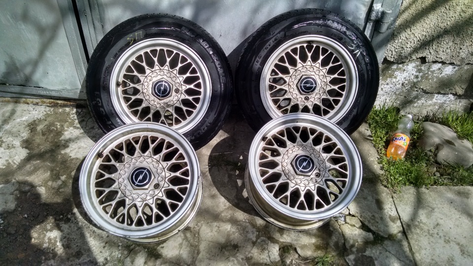 Подарок себе на ДР(19.04.1988)-Диски RONAL R15 — Opel Vectra B, 2 л ...