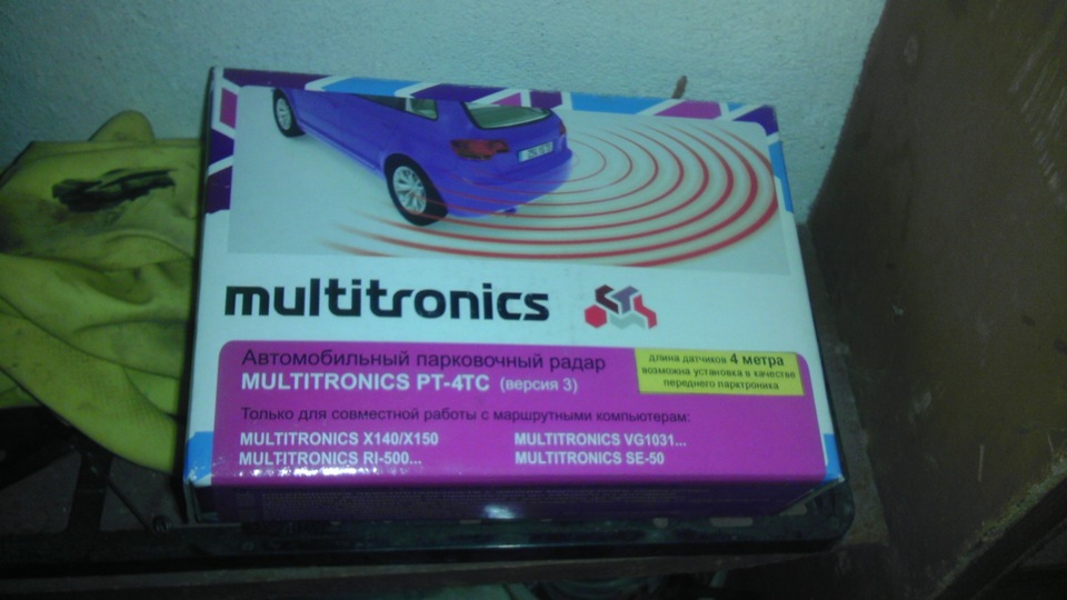 Парктроник Multitronics PT-4TC — Lada 2114, 1,6 л, 2010 года | аксессуары | DRIVE2