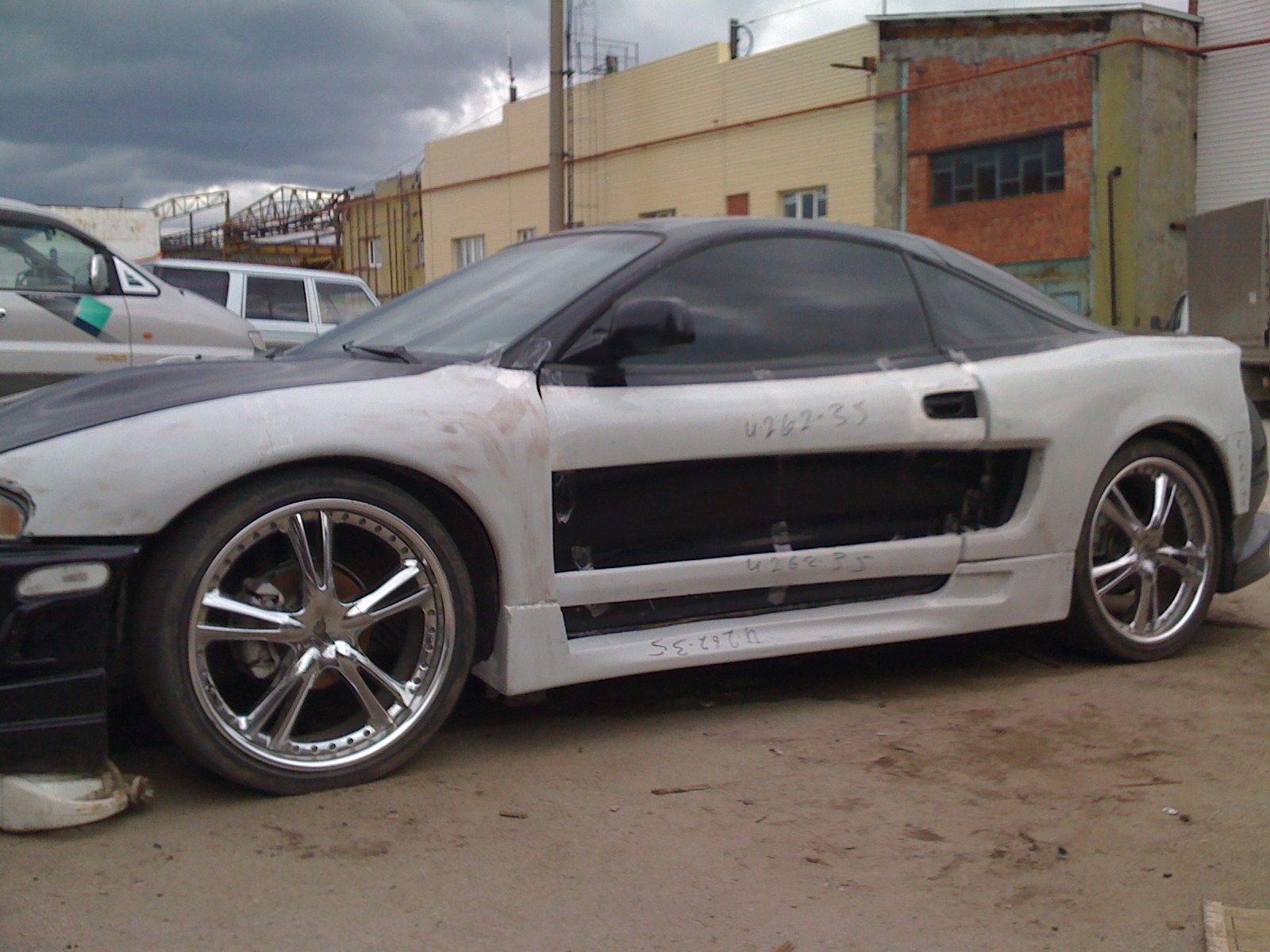 Первая примерка Wide Body Kit NX — Mitsubishi Eclipse (2G), 2 л, 2011 ...