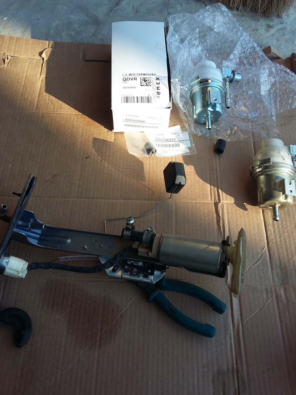 Топливный фильтр! — Subaru Impreza (GD/GG), 1,5 л, 2007 года | своими ...