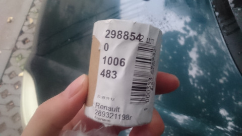 289321198R Жиклер омывателя ветр.стекла RENAULT | Запчасти на DRIVE2