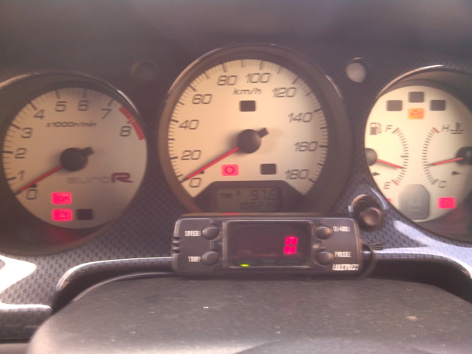Первый тюнинг!) ULTM Ultra Speed Meter 4000 — Honda Accord (6G), 2,2 л ...