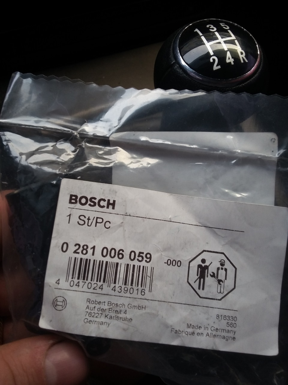 0281006059 Датчик давления наддува BOSCH | Запчасти на DRIVE2