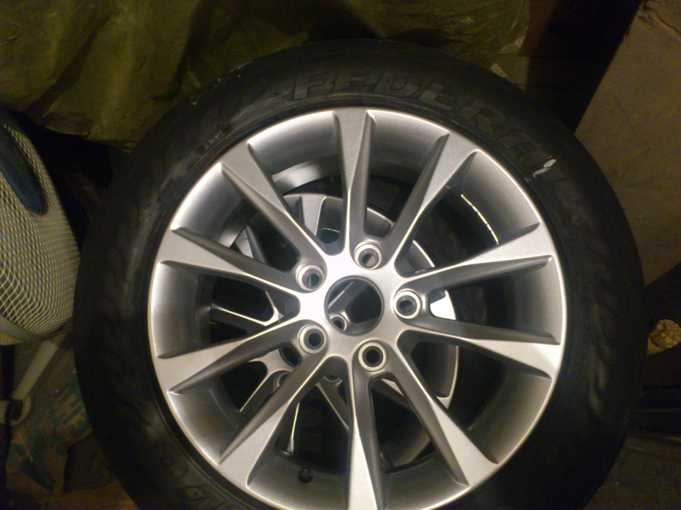 диски тойота — Toyota Auris (1G), 1,4 л, 2008 года | колёсные диски ...