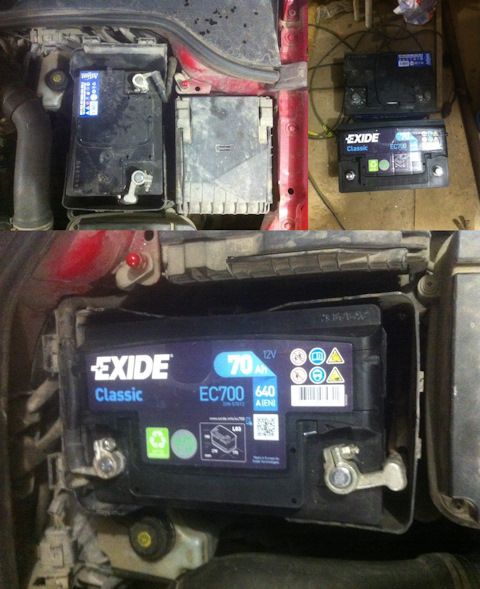 EC700 Аккумуляторная батарея EXIDE | Запчасти на DRIVE2