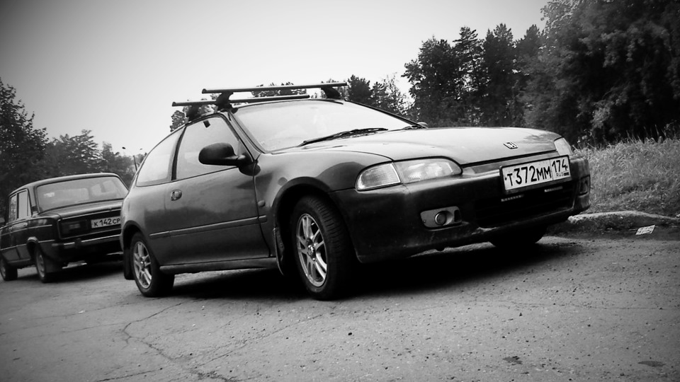 hakka r2 175/65 R14 — Honda Civic Hatchback (5G), 1,5 л, 1992 года ...