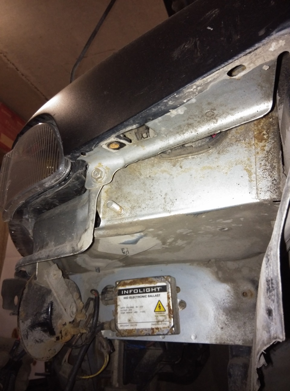 Ксенон в противотуманки — Mitsubishi Galant (8G), 1,8 л, 1999 года ...