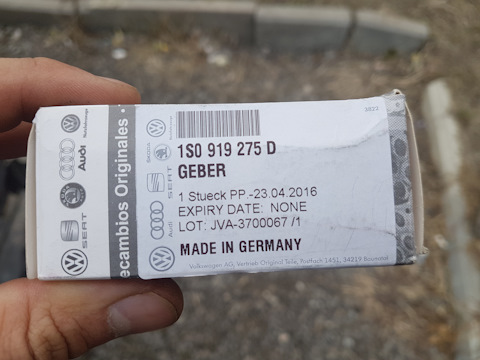 1S0919275D Датчик ультразвуковой VAG | Запчасти на DRIVE2