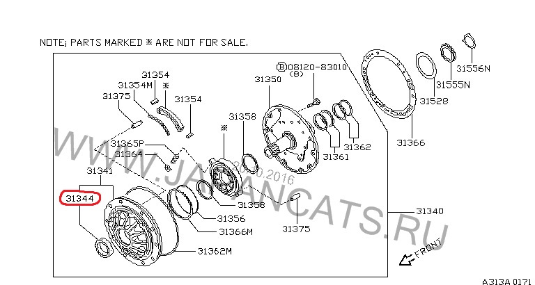 3137551X00 Уплотняющее кольцо вала, автоматическая коробка передач ...