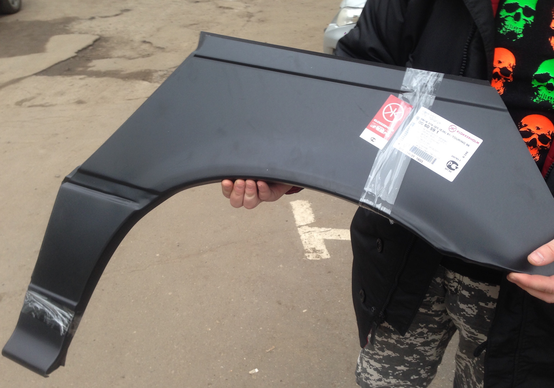 Рем.комплект задних арок. — BMW 3 series Coupe (E36), 1,8 л, 1995 года ...