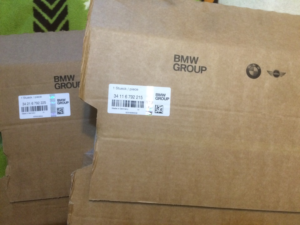 34216792225 Тормозной диск Зд BMW | Запчасти на DRIVE2