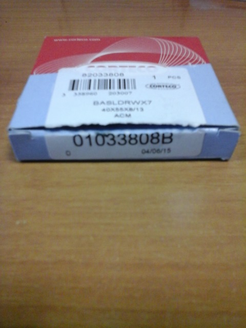 01033808B Уплотняющее кольцо, дифференциал CORTECO | Запчасти на DRIVE2