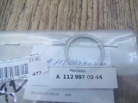 A1129970044 Кольцо уплотнительное натяжителя цепи MERCEDES | Запчасти ...