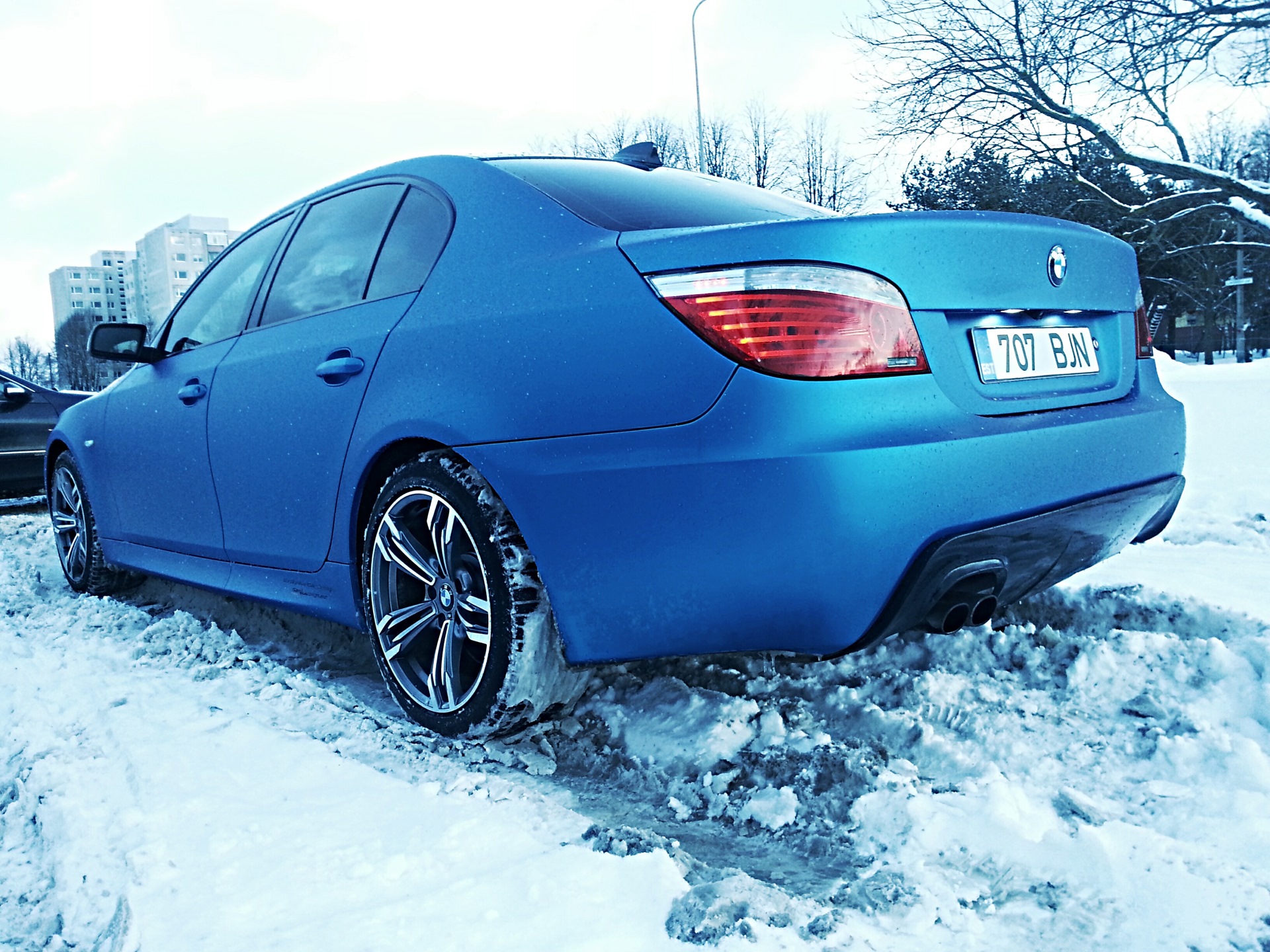 Arlon Aluminium Blue — BMW 5 series (E60), 3 л, 2007 года | стайлинг ...