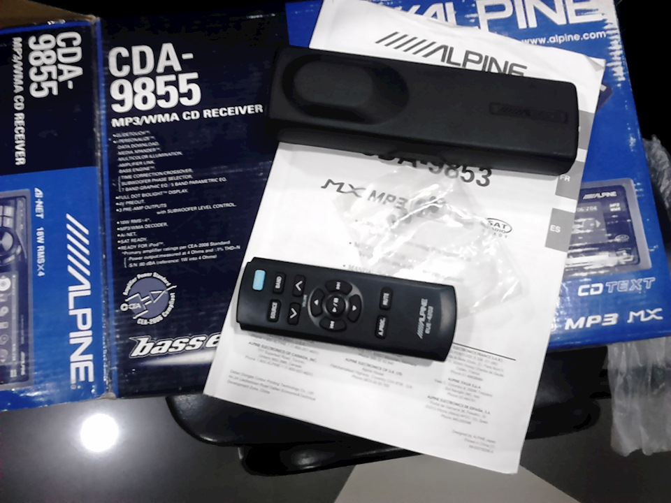 Новая старая легенда, ALPINE CDA-9855 — Opel Astra G, 1,6 л, 1999 года ...