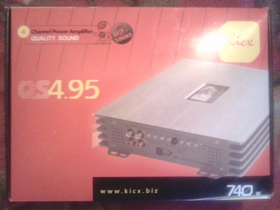 Музыка, часть №1. Усилитель Kicx QS-4.95 — FIAT Punto I, 1,1 л, 2000 года | автозвук | DRIVE2