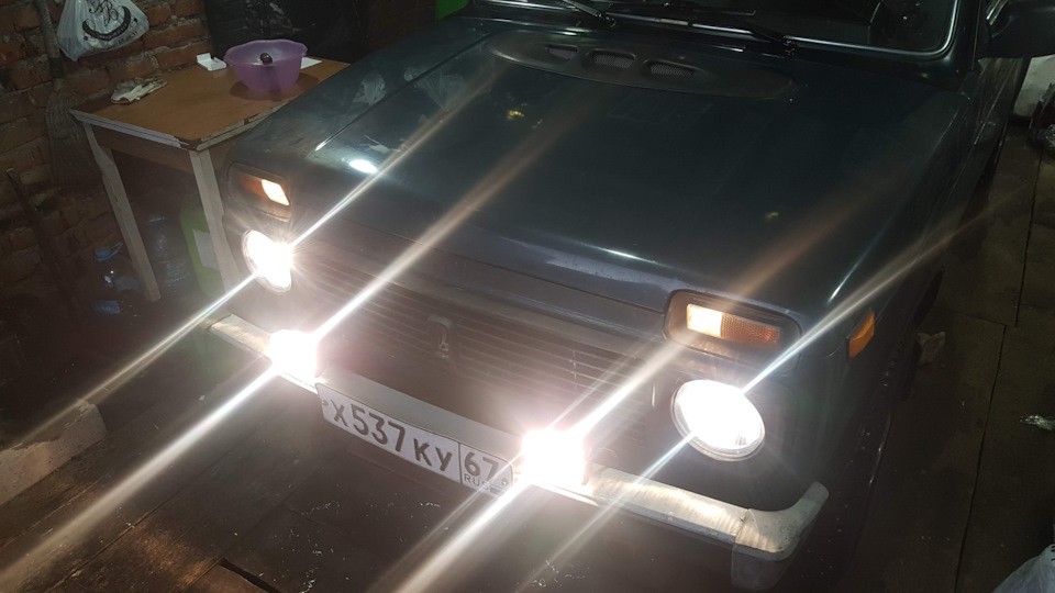 Основной и доп. свет в Ниву 21214. Wesem. — DRIVE2