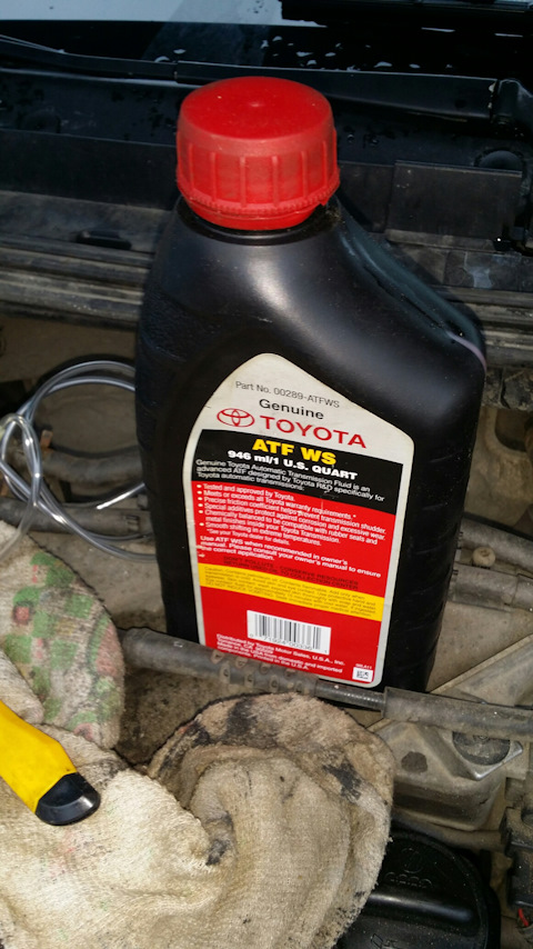 00289ATFWS Масло трансмиссионное синтетическое ATF WS, 1л TOYOTA LEXUS ...