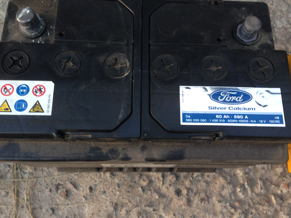1426519 Стартерная аккумуляторная батарея Ford | Запчасти на DRIVE2