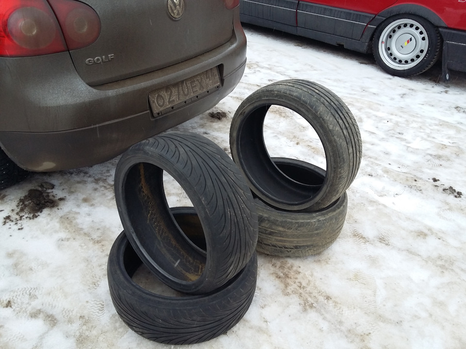 Резя 205/35 205/40 — Volkswagen Golf Mk5, 1,4 л, 2005 года | шины | DRIVE2