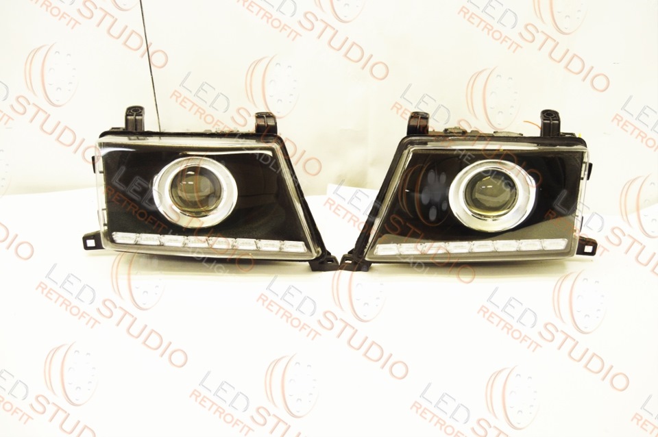 Bi Led фары Мицубиси Челленджер — Ledstudio на DRIVE2