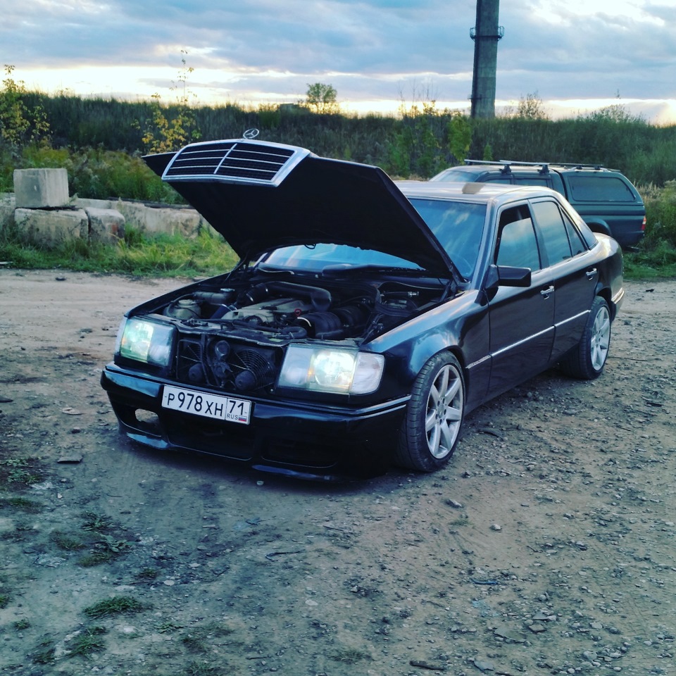 Custom бампер — Mercedes-Benz E-Class (W124), 3,2 л, 1992 года ...