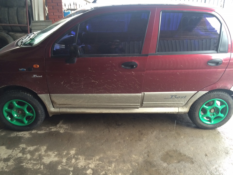 Легко сплавные катки R13 от Subaru. — Daewoo Matiz (M100/M150), 1 л ...