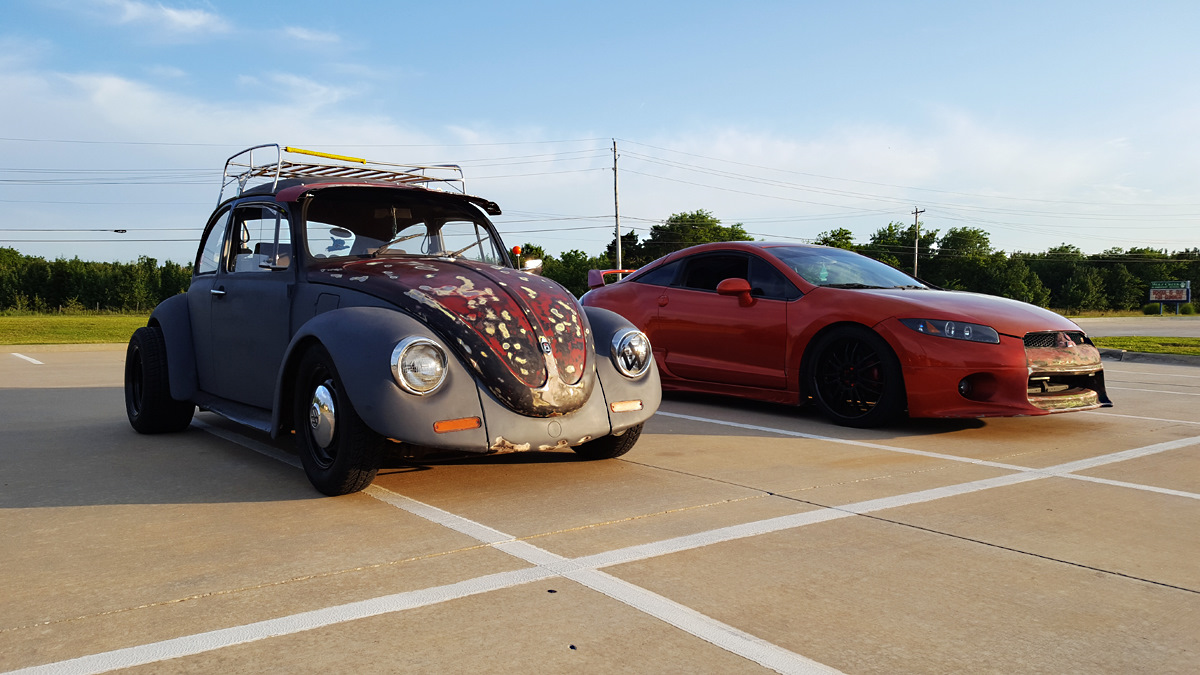 6/2/17 — With the Eclipse — Volkswagen Beetle (1G), 1,6 л, 1974 года ...