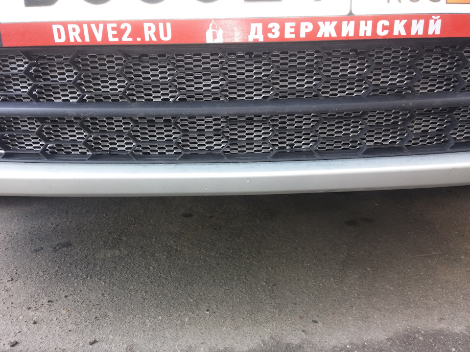 Защитная сетка установлена ! — Skoda Rapid (1G), 1,6 л, 2014 года ...