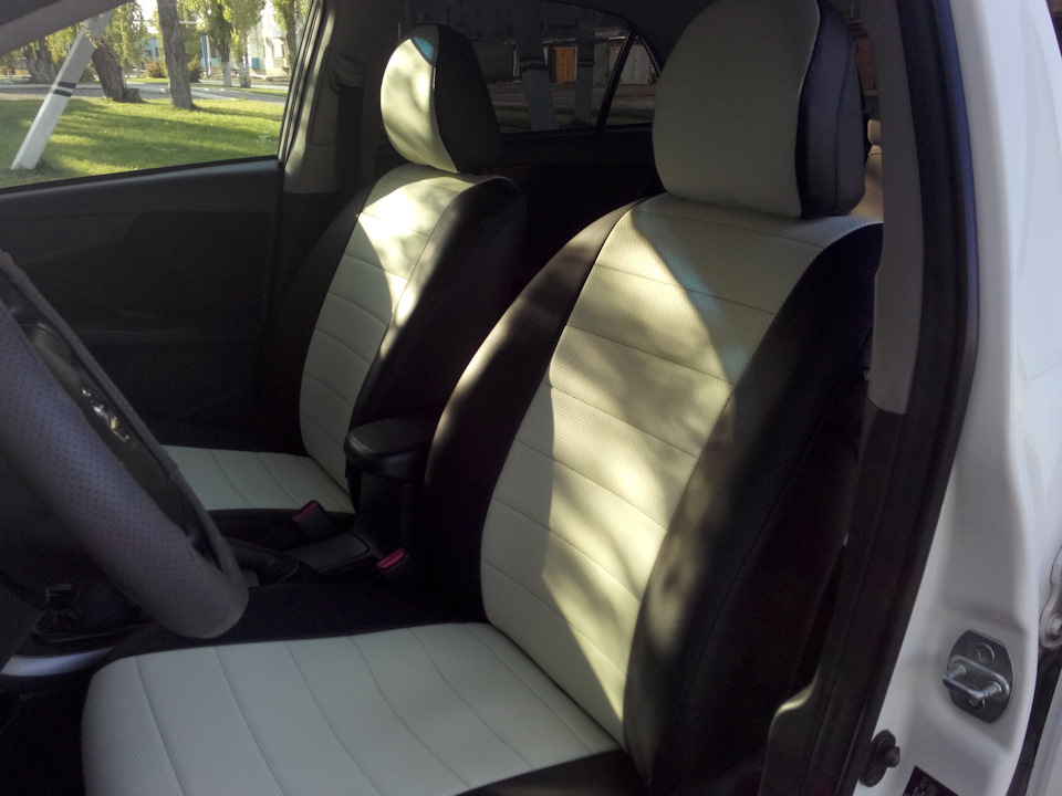 Чехлы сидений — Toyota Corolla (140/150), 1,6 л, 2007 года | аксессуары ...