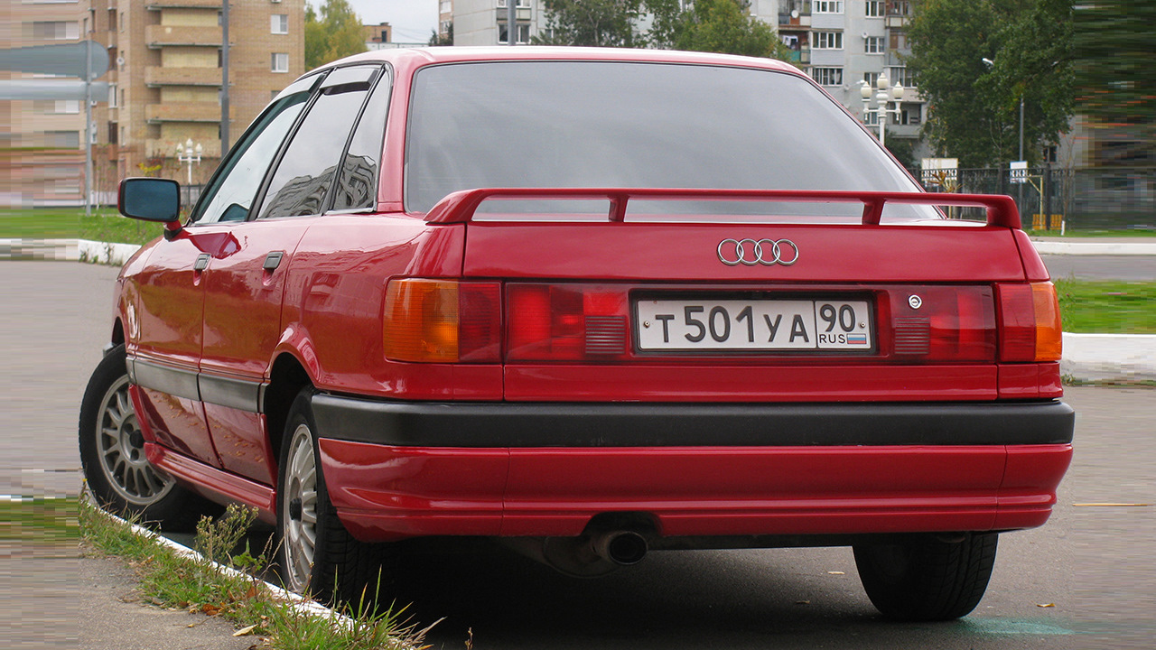 Audi 80 (B3) 1.8 бензиновый 1987 | TORNADO RED на DRIVE2